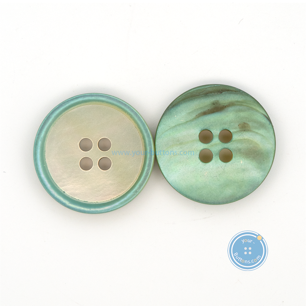 (3 pieces set) 15mm & 20mm Mint Green MOP Button – Your Buttons