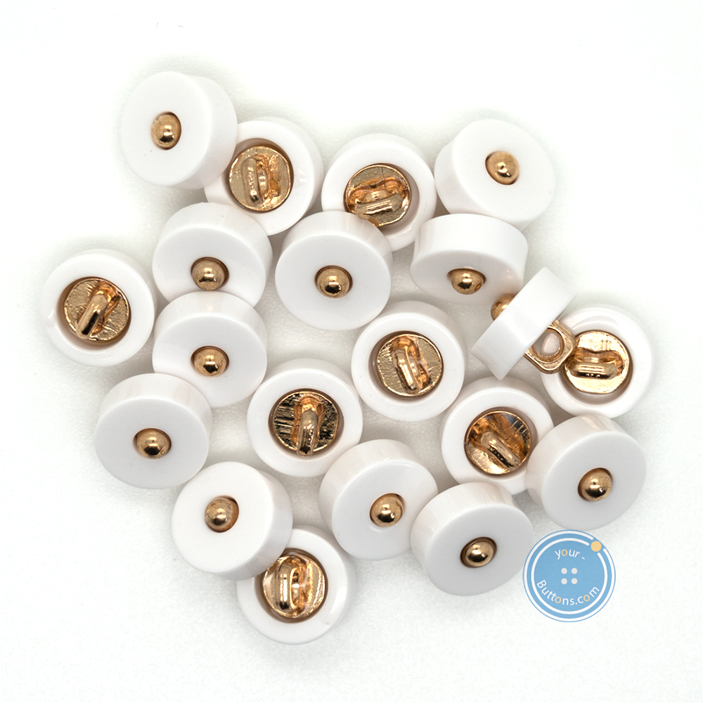 (3 pieces set) 10mm Polly button with metal back – Your Buttons