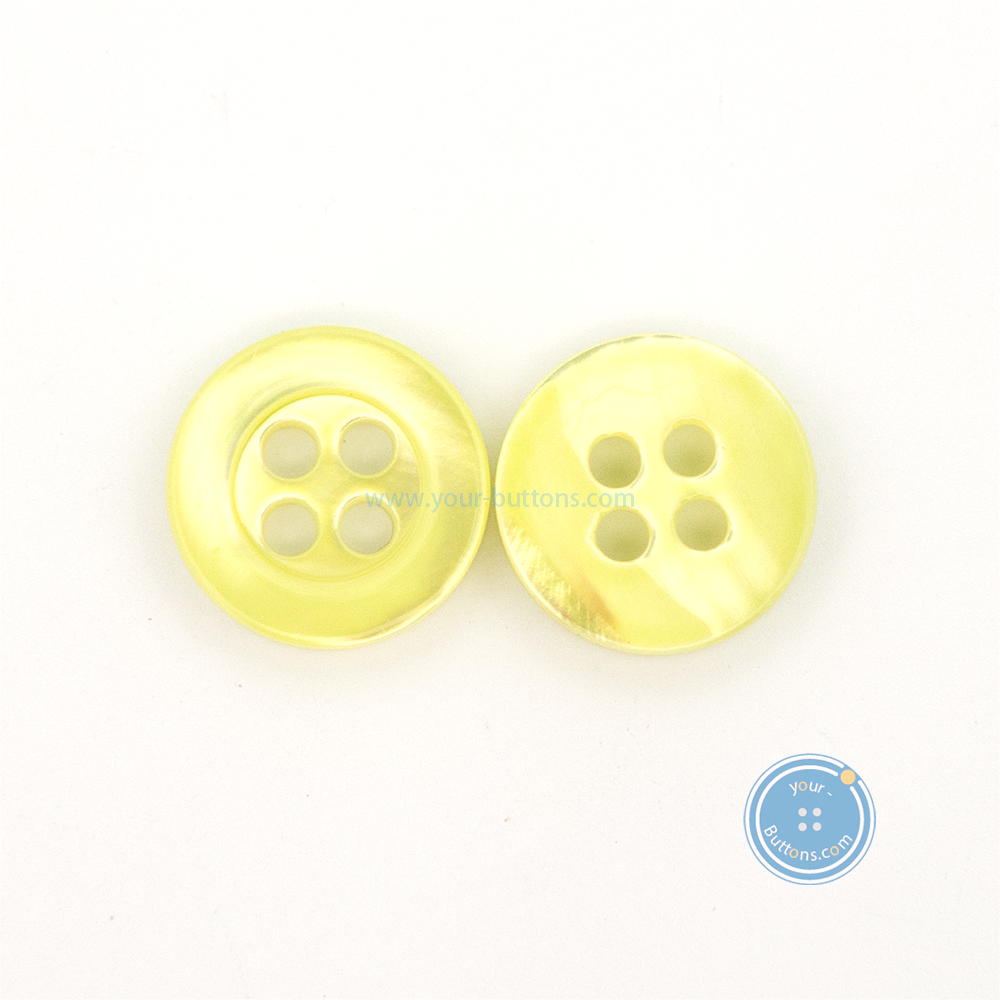 (3 pieces set) 10mm Takase Shell DTM Lemon & Pink Button – Your Buttons