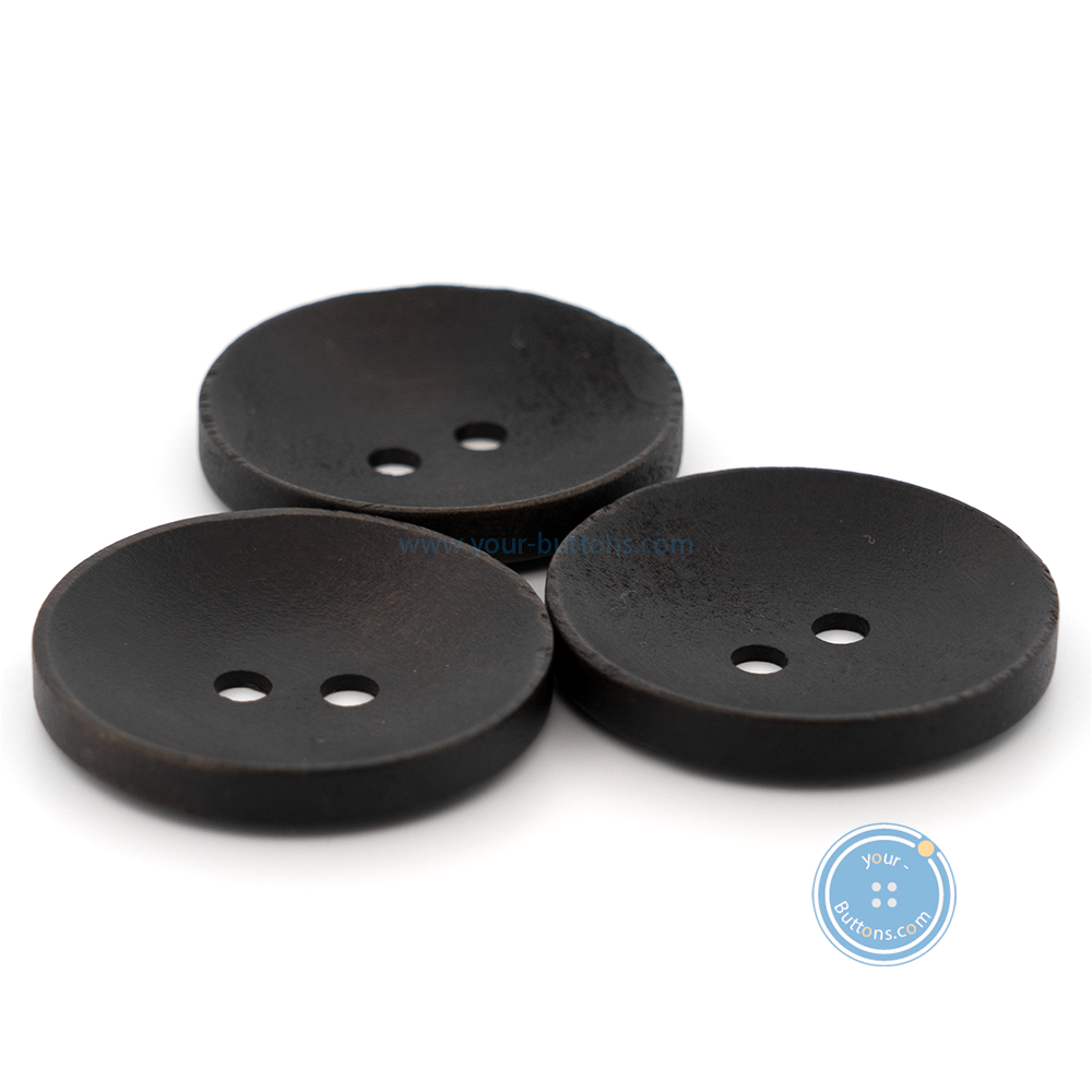 (3 pieces set) 35mm Huge DTM Dark Brown Wooden Button – Your Buttons